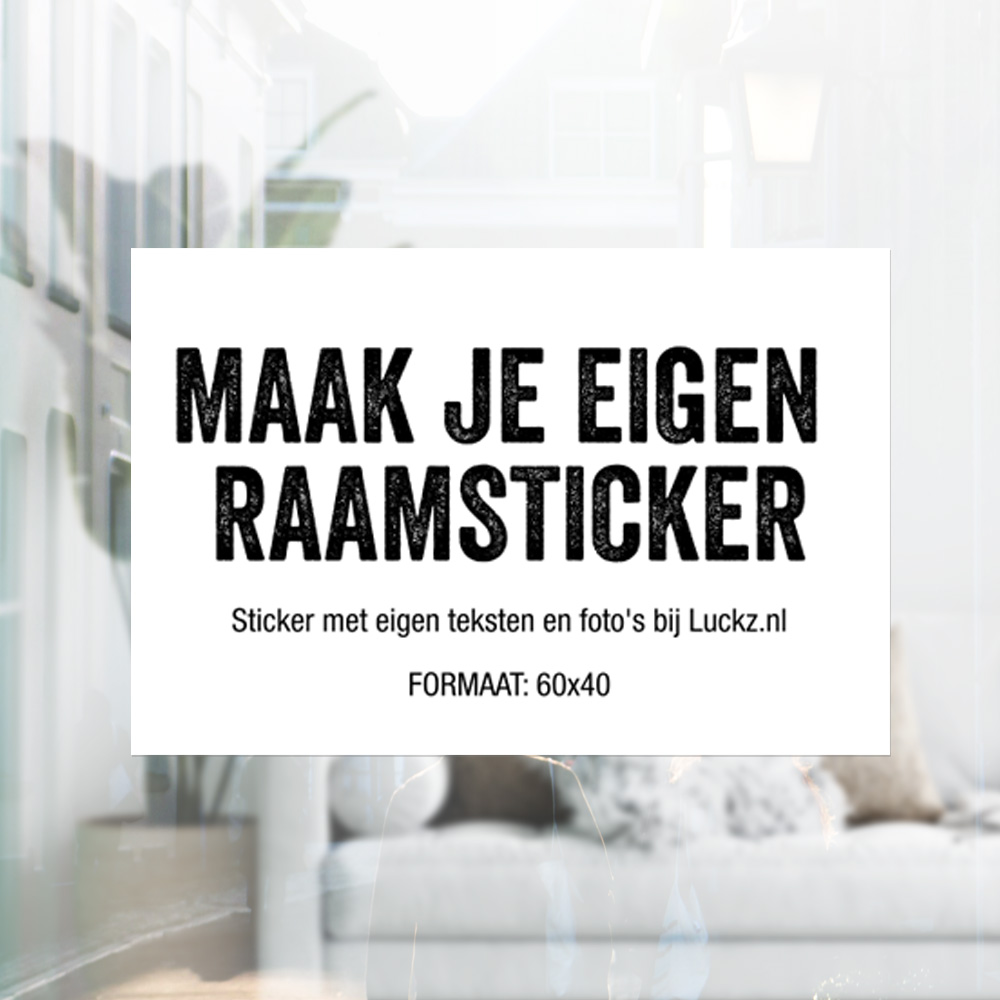 Raamstickers | Wanddecoratie Luckz