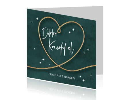 Lieve kerstkaartjes dikke knuffel